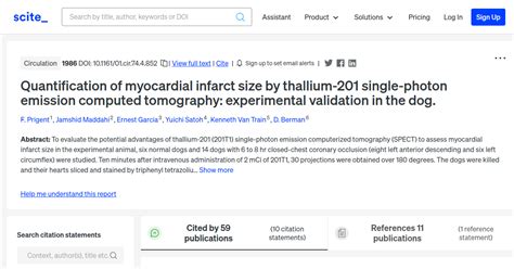 quantification of myocardial infarct size by thallium 201 single photon