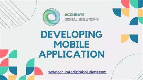 ppt developing mobile application