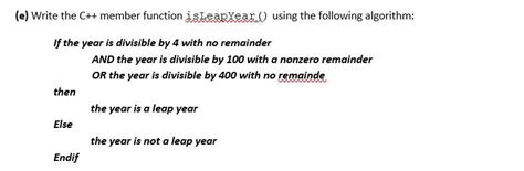 Solved C Write A C Class Declaration Section For The Chegg Com