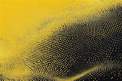 Premium Photo Abstract Yellow Mustard Rounded Lines Halftone Transition Vector Background