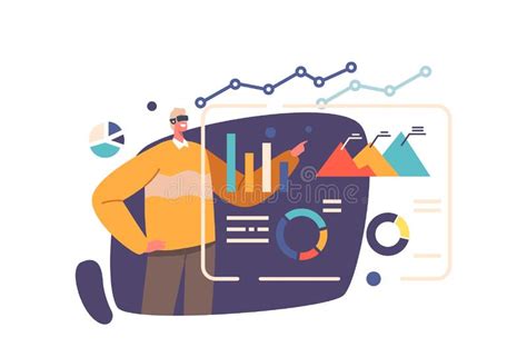 Data Analytics Screen Character Stock Illustrations 795 Data Analytics Screen Character Stock