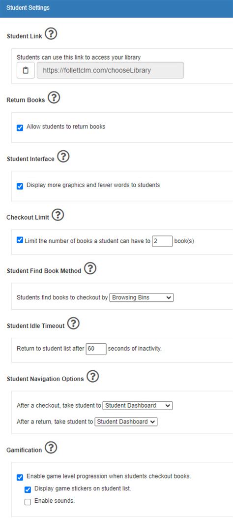 Set Student Idle Timeout