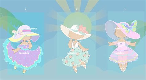 3 Chibi Outfits Adopt Open By Natartxx On Deviantart
