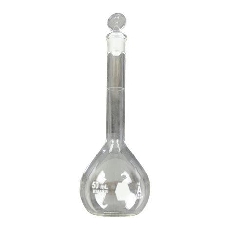 Kimble® Class A Volumetric Flask W Glass Pennyhead Stopper 50 Ml