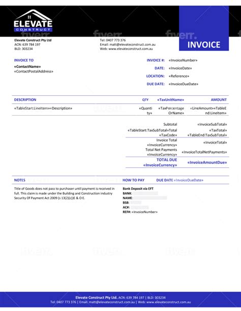 Design Xero Branding Theme Custom Invoice Template By Umerjamsa Fiverr