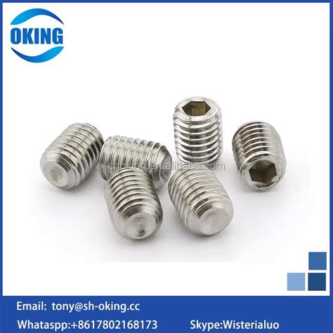 Aluminum Din 913 Set Screw - Buy Din 913 Set Screw/grub Screw,Black ...