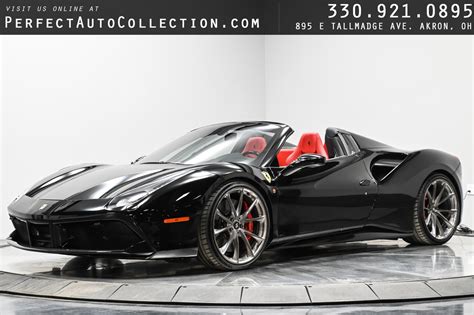 Ferrari 488 Black Convertible
