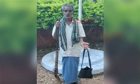 Arrest கடம்பூர் அருகே வீட்டில் நாட்டு துப்பாக்கி பதுக்கி வைத்திருந்த