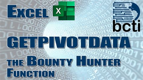 microsoft excel getpivotdata function youtube