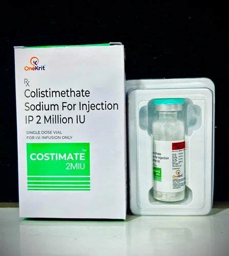 Colistimethate Sodium 2 Miu Injection At ₹ 1999 Vial In Panchkula Id 2855792528955