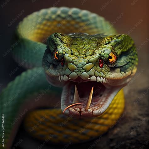 Snake Mouth Open
