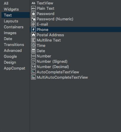 Android EditText Using Layout UI Stack Overflow