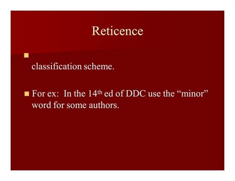 Canons Of Library Classification Pptx Science
