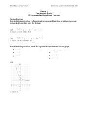 Understanding Exponential and Logarithmic Functions in Calculus | Course Hero