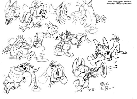 Ren And Stimpy Silly Sketches By Spongefox On Deviantart