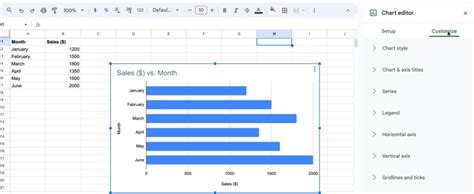 How To Make A Bar Graph In Sheets