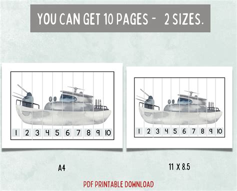 Number Sequencing Puzzles Number Sequencing 1 To 10 Preschool