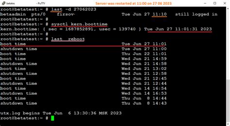 List Of Dates When Freebsd Was Startedshut Down The Freebsd Forums