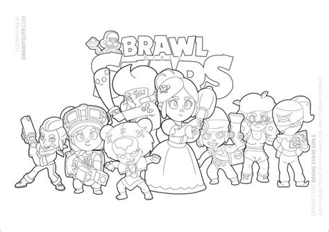 Brawl Stars Coloring Page Penny Coloringbay The Best Porn Website