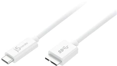 Best Buy J Create Type C To USB Micro B Cable White JUCX