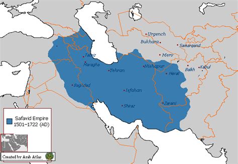 The Safavid Empire Or Safavid Dynasty 1501 1722 Full Size