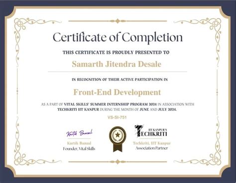 frontenddevelopment react webdevelopment iitkanpur internship coding… samarth desale