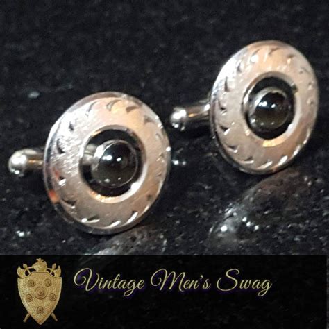 Vintage Cufflinks Sterling Silver By Lamode Great Midcentury Design