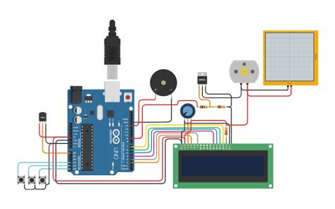 Circuit Design 🌡️ Diy Temperature Based Fan Speed Controller With Arduino Tinkercad Circuit