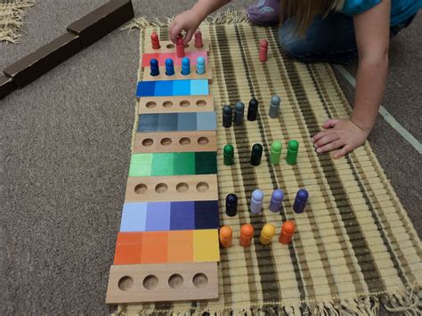 Crazy About Montessori Color Sorting Task