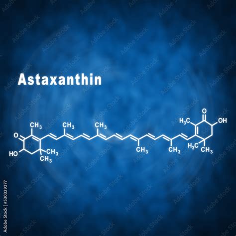 Astaxanthin Keto Carotenoid Structural Chemical Formula Stock Illustration Adobe Stock