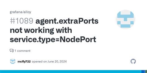 Agentextraports Not Working With Servicetypenodeport · Issue 1089