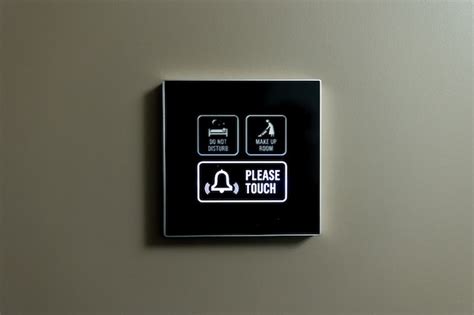 Premium Photo External Indicator Of A Hotel Room Do Not Disturb Make