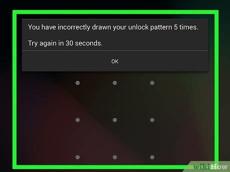 4 Ways To Reset The Android Tablet Pattern Lock WikiHow