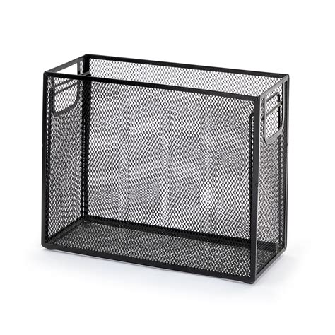 Black Wire Mesh Magazine Holder Gil And Roy Props