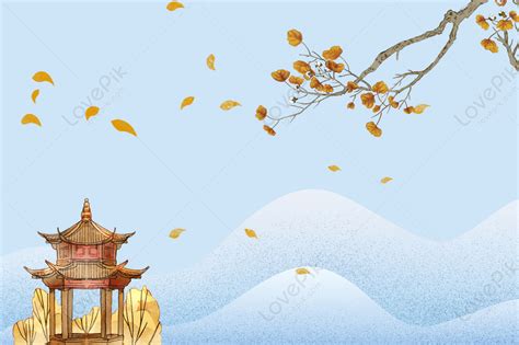 가을 낙엽이 배경 이미지 Hd 전환 로맨틱 세트 배경 사진 무료 다운로드 Lovepik