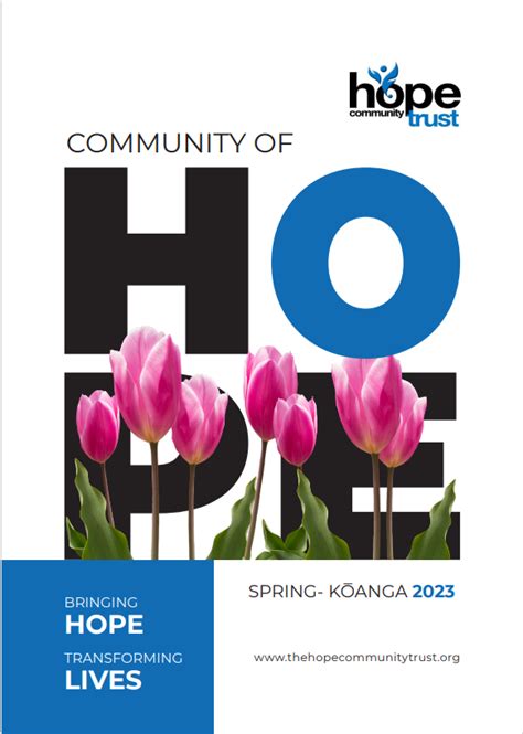 Spring Newsletter 2023 — Hope Community Trust