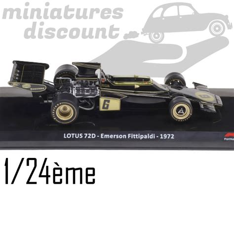 Lotus 72d Emerson Fittipaldi De 1972 Formule 1 124eme Sous Blister