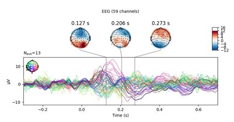 EEG Analysis Event Related Potentials ERPs MNE Documentation