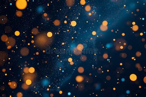 Abstract Glowing Particles Create Mesmerizing Wave Effect In Dark Background Evoking Sense Of