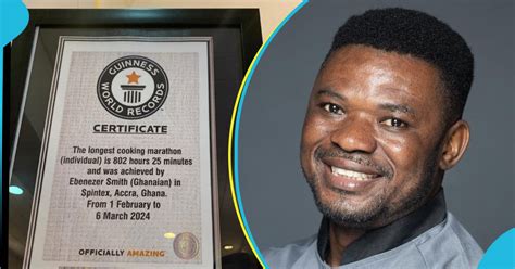 Fake Certificate Guinness World Of Records Reacts To Chef Smiths