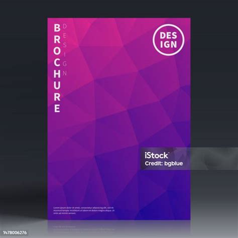 브로셔 템플릿 레이아웃 보라색 표지 디자인 비즈니스 연례 보고서 전단지 잡지 가리기에 대한 스톡 벡터 아트 및 기타 이미지 가리기 결정체 곤색 Istock