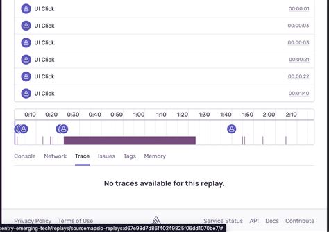 Trace Tab Should Show Message When No Trace Id Issue Getsentry Sentry GitHub