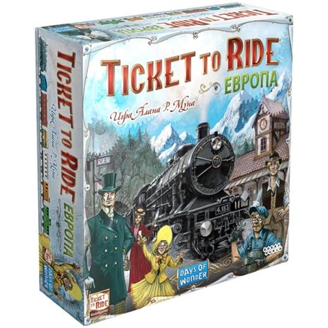 Настольная игра HOBBY WORLD Ticket to Ride: Европа (3-е рус. изд ...
