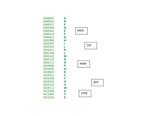 Ascii Conversion Activity Quiz