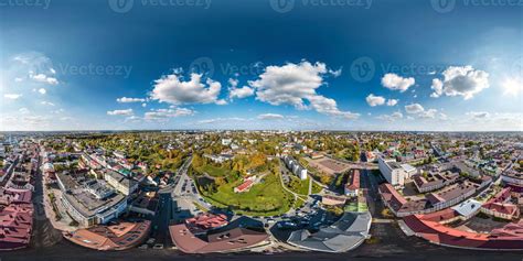 Aerial Full Seamless Spherical Hdri 360 Panorama View From Great Height
