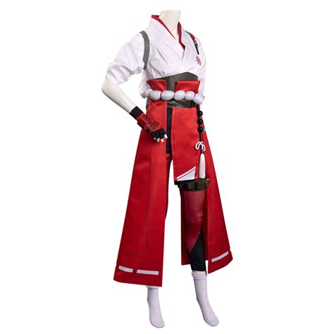 Overwatch 2 Ow Kiriko Cosplay Costume Outfits Halloween Carnival Sui