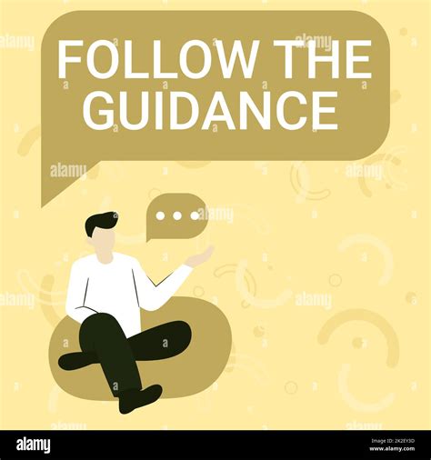 Inspiration Showing Sign Follow The Guidance Business Overview