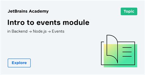 Intro To Events Module Hyperskill — Learn Programming Create Apps