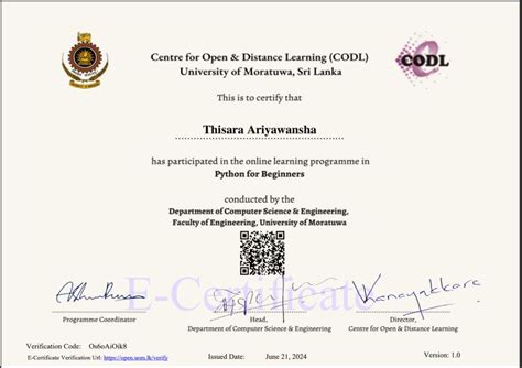 🎉 Excited To Share I Am Thrilled To Announce That I Have Completed The Python For Beginners