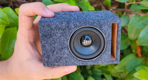 DIY Mini Subwoofer Mini Subwoofer Bass Test Hz